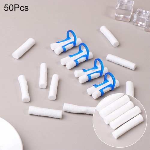 50pcs/Bag 100% Cotton Dental Cotton Roll Dentist Material Teeth ...
