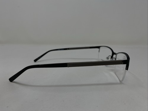 Alberto Romani AR 4005 BK 54-17-140 Black/Gray Half Rim Eyeglasses ...