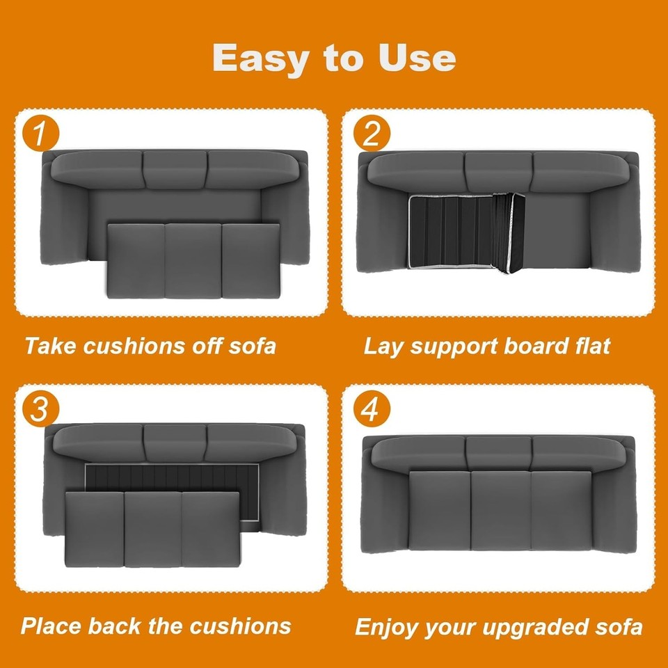 Heavy Duty Couch Cushion Support Board to Fix Sagging Sofas, 17"x66 ...