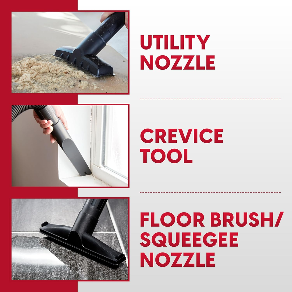 Vacmaster 8-Gal Premium Stainless Steel Wet/Dry Vacuum: Red Edition ...