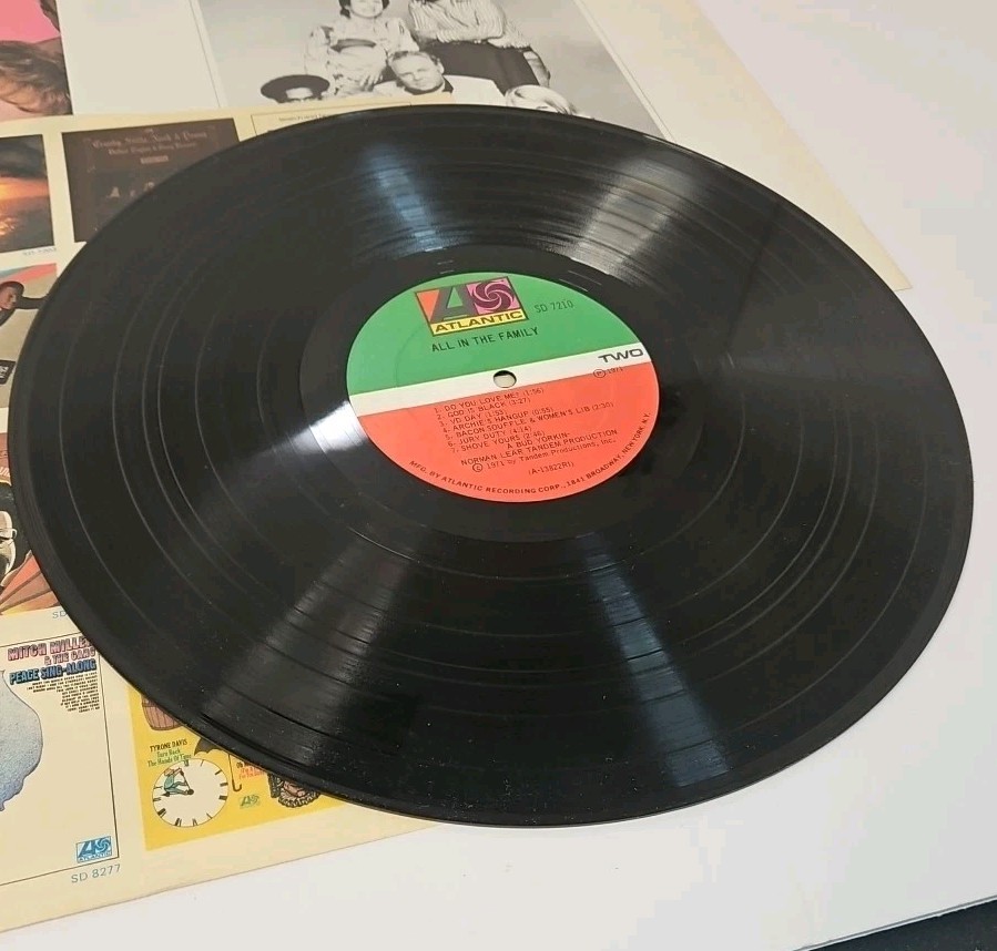 All in the Family 1971 Record Vinyl LP Album Archie Bunker Rob Reiner ...