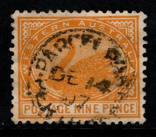 Western Australia 1905 1912 Swan 9d Nine Pence SG145 Used Parcel CDS | eBay