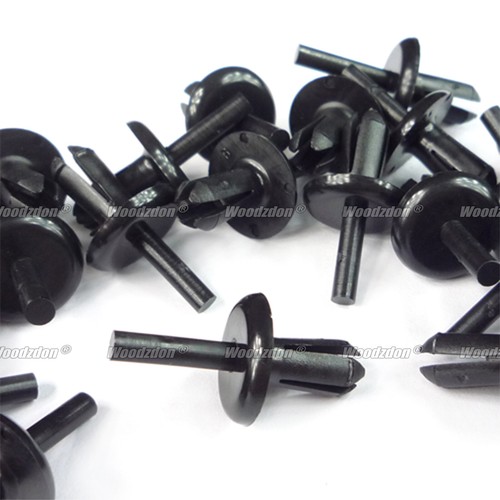 25 Pcs Bumper Cover Retainer Push Type Clip 6mm Hole For Volvo 740 850 ...