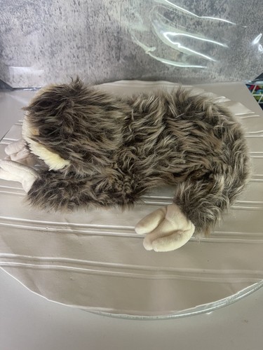 3 toed sloth plush grey white Realistic | eBay