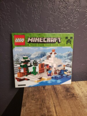 LEGO 21120 Minecraft The Snow Hideout Instruction Guide MANUAL ONLY | eBay