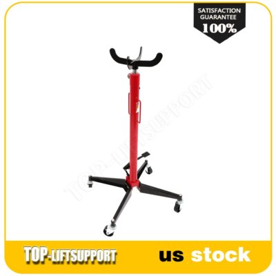 Adjustable Hydraulic Transmission Jack Stand 1100Lb Lift Foot Pump ...