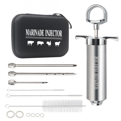 Meat Injectorturkey Seasoning Injection Kit With 3 Professional ...