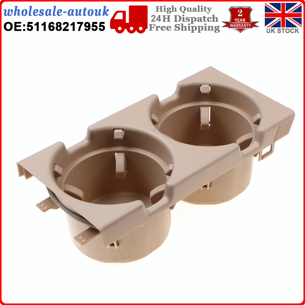 Beige Center Console Drink Cup Holder For BMW 3Series E46 1999-2006 ...
