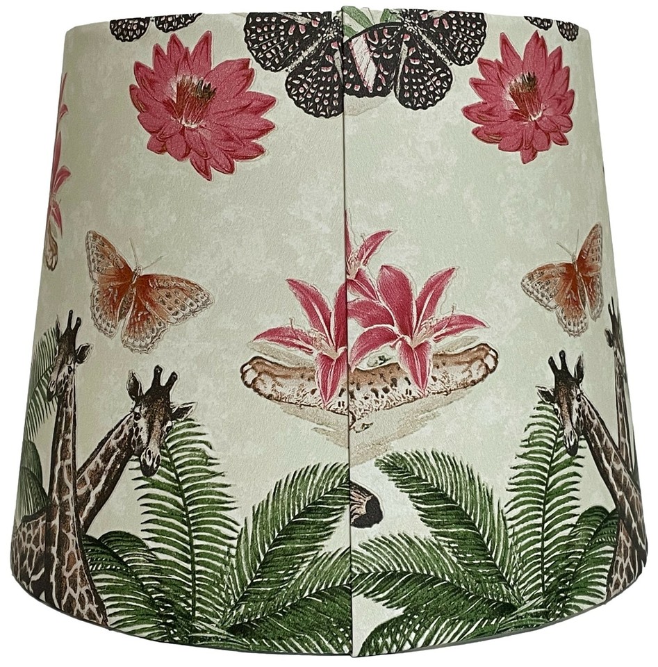 Jungle Animals Safari Lampshade Light Shade Zebra Leopard Bedroom ...