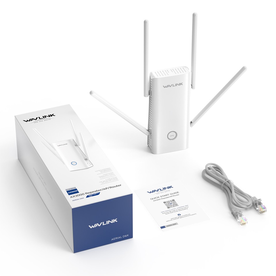 Wireless Router 3000Mbps WiFi 6 Router Booster Repeater Home Mesh Wifi ...