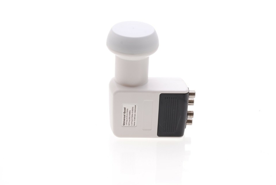 Universal Dual Quad LNB Ku Band 0.3dB FTA Satellite Dish LNBF Linear ...