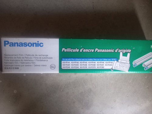 PANASONIC KX-FA54E GENUINE 2 PACK FAX INK FILM ROLL KX-FP141 KX-FC378 ...