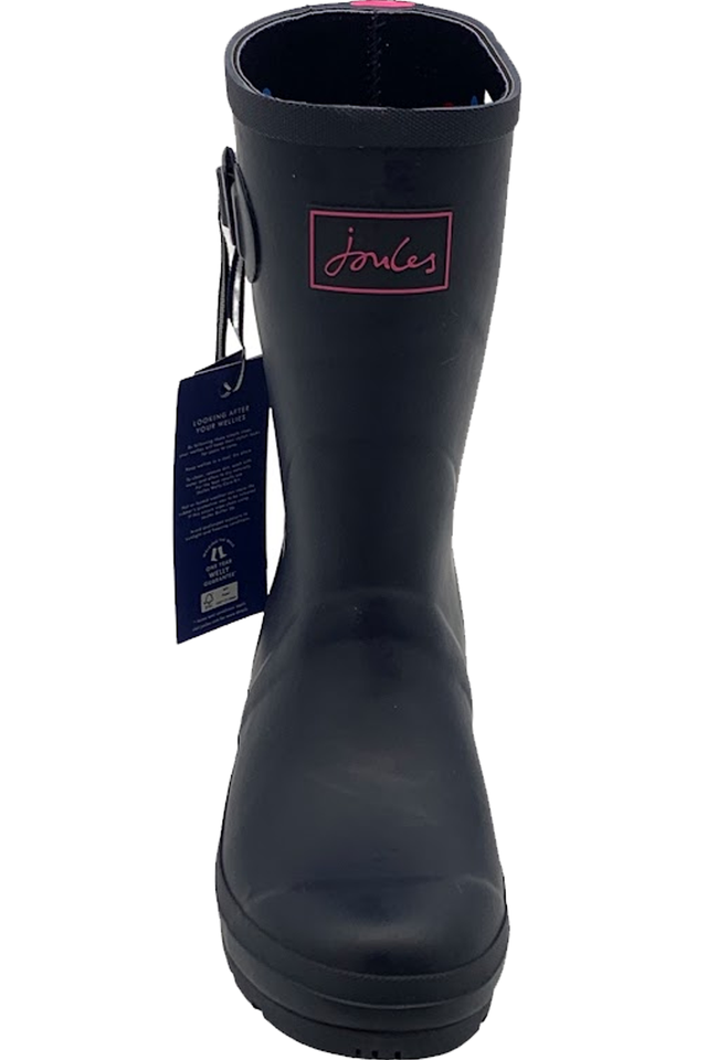 Joules Waterproof Mid Rain Boots Kelly Neoprene Welly Navy | eBay