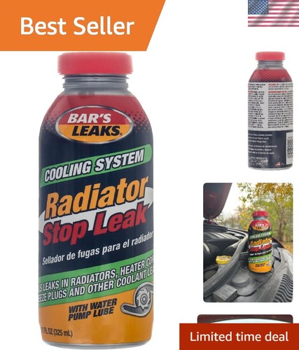Bar's Leaks Radiator Stop Leak - 11 oz, Ultimate Leak Sealer for All ...