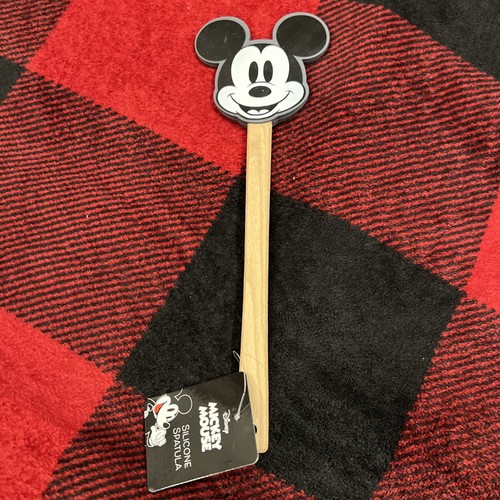 New Disney Mickey Mouse Head Shaped Spatula, Wood/silicone, Quick, Free ...