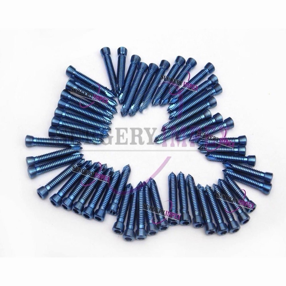 2.0mm and 2.4mm Safety Locking Screws Titanium Screws (120 pcs) | eBay UK