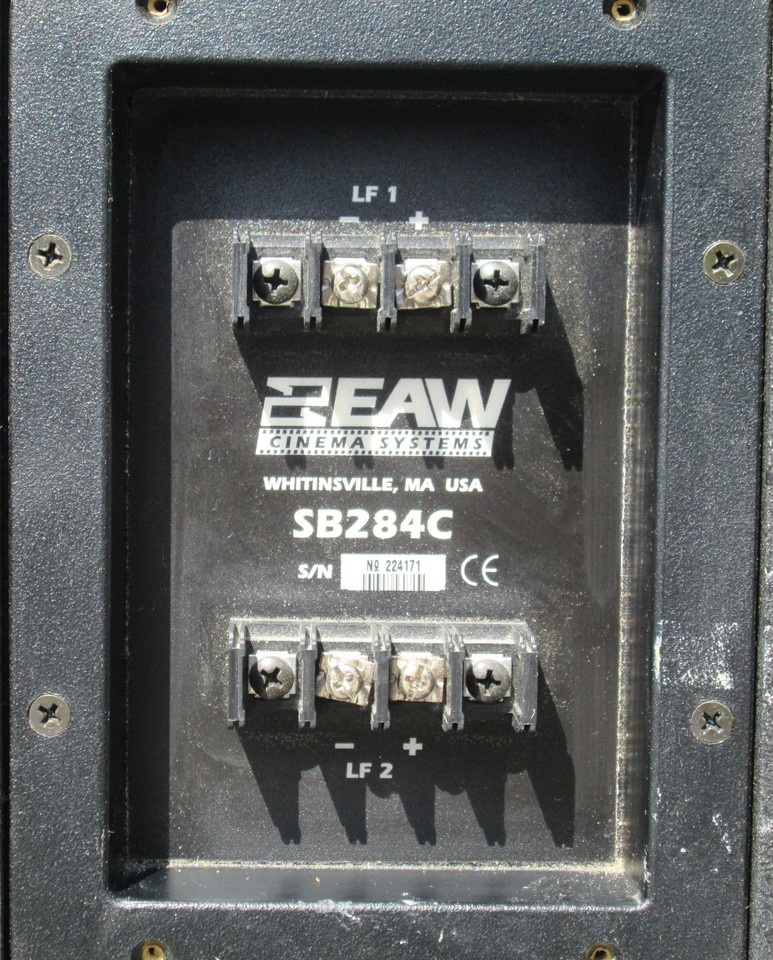 Single - EAW SB284C Dual 18" Cinema Subwoofer 2x18 Sub Speaker Cab | eBay