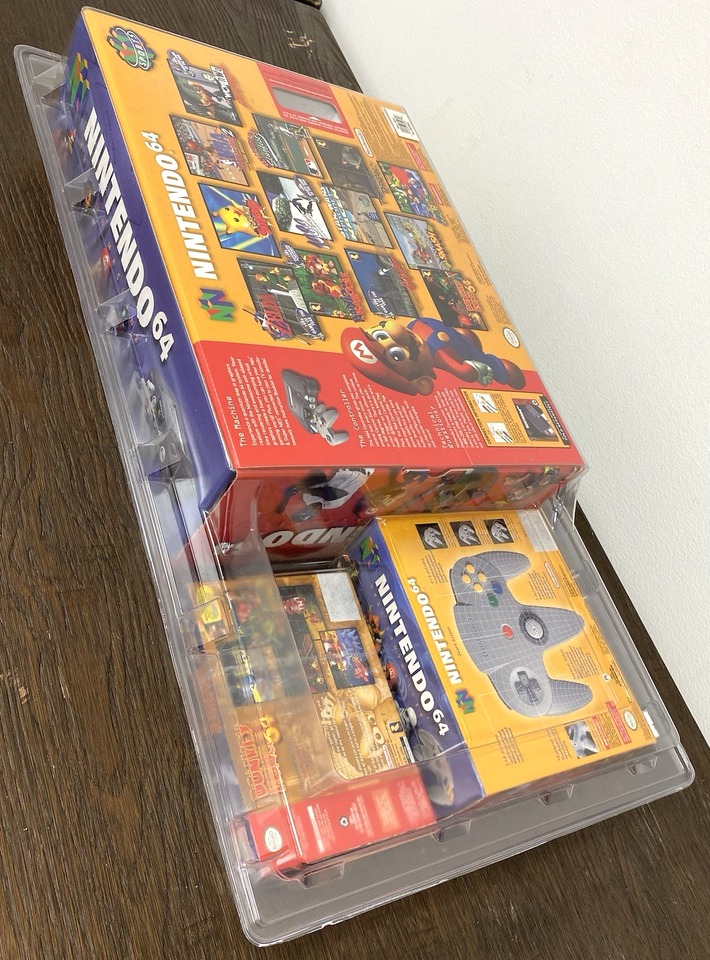 Nintendo 64 N64 Console Donkey Kong DK Bundle New in Box Factory Sealed ...