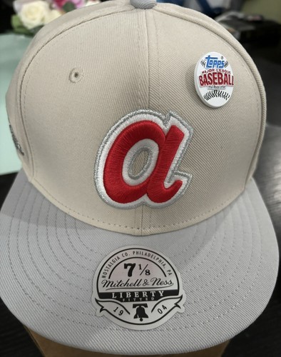 2022 Atlanta Braves Mitchell & Ness X Topps Chrome Hat Size 7 1/8 Lids ...