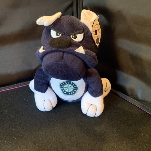Seattle Mariners Bulldog Blue 10" Plush Stuffed Animal Genuine ...