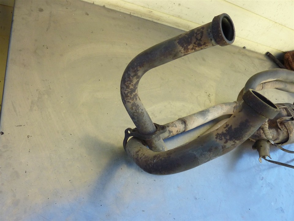 Exhaust headers with o2 sensors VFR800 Honda 98 99 00 01 vfr 800 #LL14 ...