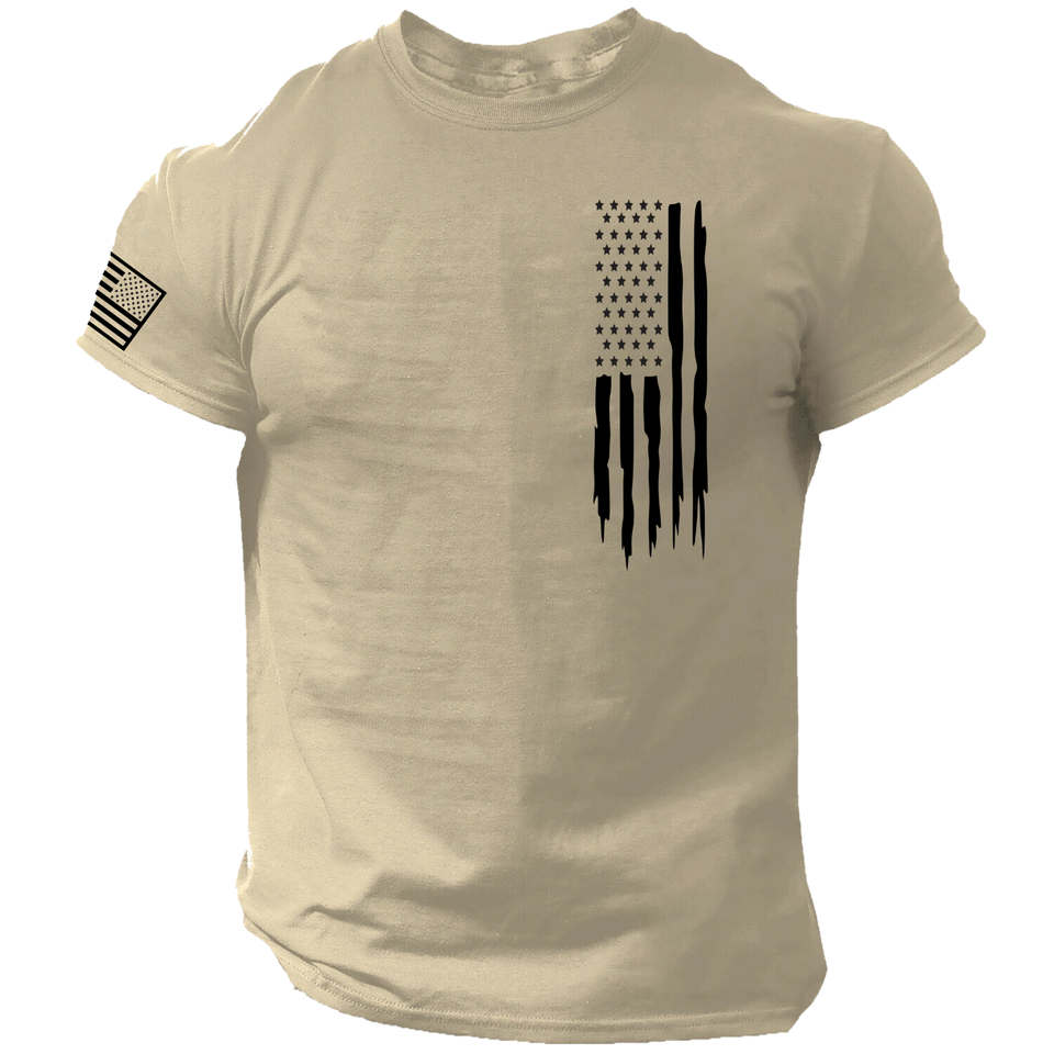 American Flag Shirt, Left Chest Flag, Patriotic, USA, 2A, 2nd Amendment ...