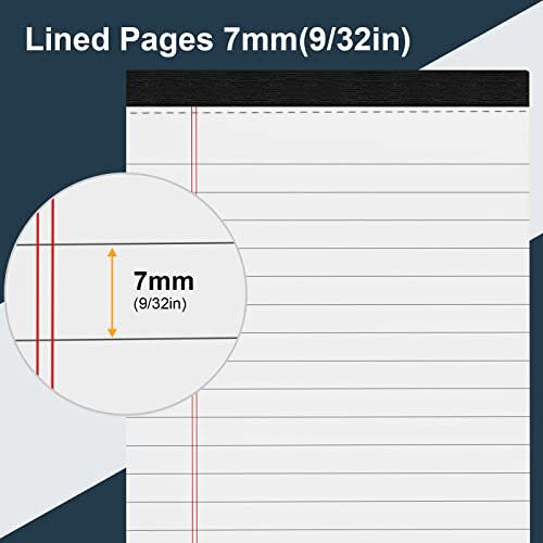 8 Pack 4 x 6 Inch Note Pad Writing Notepads 4 x 6” Lined Paper Memo ...