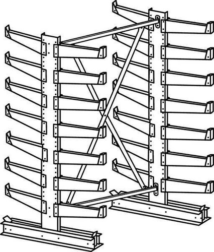 Zoro Select Sz Ax Modular Stacking Rack,16X12 In.,2500 Lb. | eBay