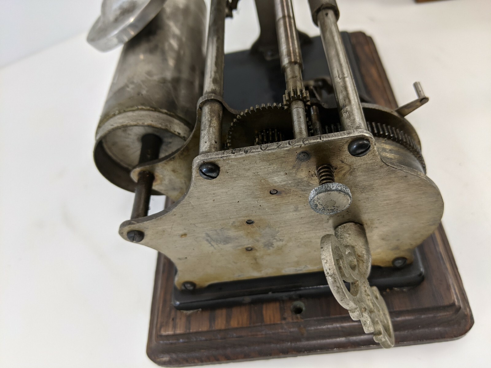 The Columbia Graphophone Phonograph Model Type Q Pat Aug 1901 Key Works ...