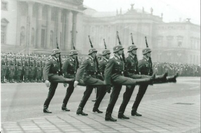 WW II - German Photo -- Soldier Marching (( Goose-Step )) | eBay