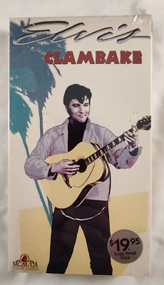 Sealed Elvis Presley VHS Tape Clambake MGM 1988 Vintage New Excellent+ ...
