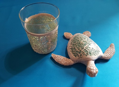 Set of 2 matching items: toothbrush holder & turtle decor | eBay