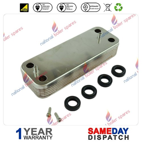 BAXI COMBI 80E & 80 MAXFLUE BOILER D. HOT WATER 12 PLATES HEAT ...