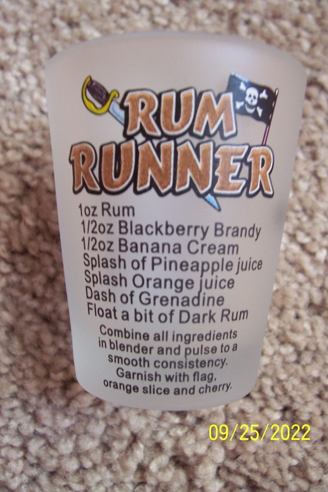 Halifax Nova Scotia Shot Glass - Rum Runner | eBay