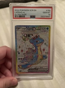 Lapras ex 2024 Scarlet & Violet: Stellar Crown #158/142 Ultra Rare (Full Art) Price Guide ...