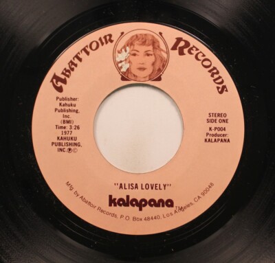Jazz Funk Nm! 45 Kalapana - Alisa Lovely / Mana On Abattoir | eBay