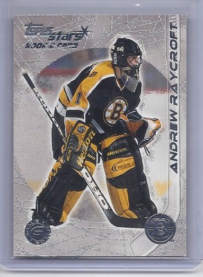 00-01 2000-01 TOPPS STARS ANDREW RAYCROFT ROOKIE RC #111 BOSTON BRUINS ...