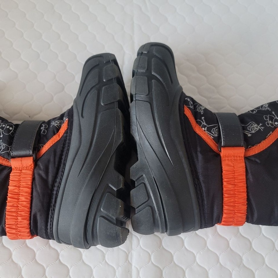 SOREL & DISNEY Frozen 2 Olaf Waterproof Black Snow Boots Kids Size 2 | eBay