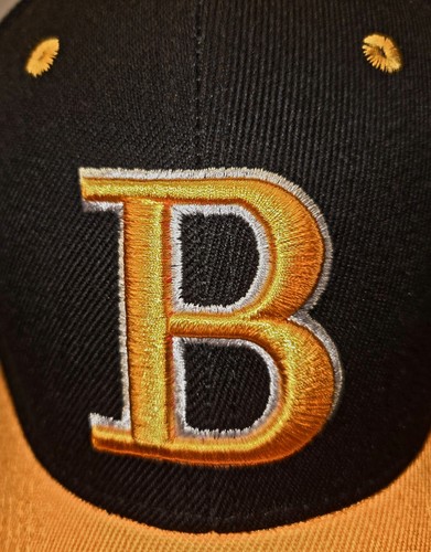 Wool Blend Embroidered BOSTON Ball Cap Adjustable Bruins Black & Gold ...