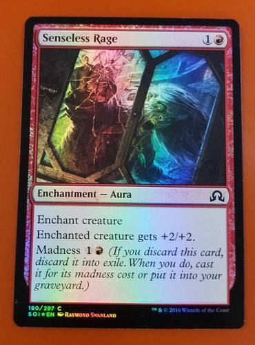 1x Senseless Rage | FOIL | Shadows over Innistrad | MTG Magic Cards | eBay