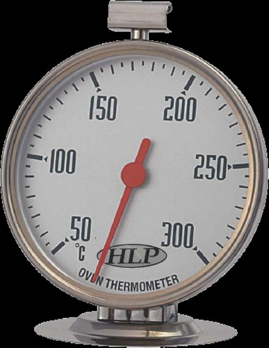 OVEN & BBQ Dial THERMOMETER HLP +50c to +300c 75mm is your Oven Temp ...