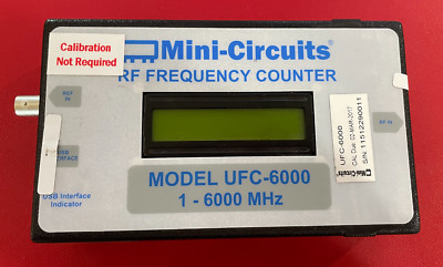 Mini-Circuits Model UFC-6000 1-6000MHz RF Frequency Counter | eBay