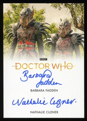 Doctor Who Series 11 & 12 - Nathalie Cuzner & Barbara Fadden DUAL ...