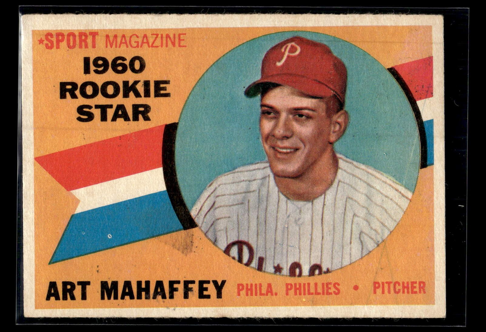 1960 Topps #138 Art Mahaffey Set Break VG-EX+ Rookie Philadelphia ...