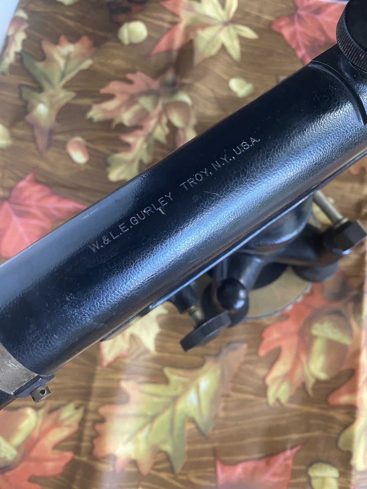 Vintage W. & L.E. Gurley Surveyors Level Transit, Scope With Case, Box ...