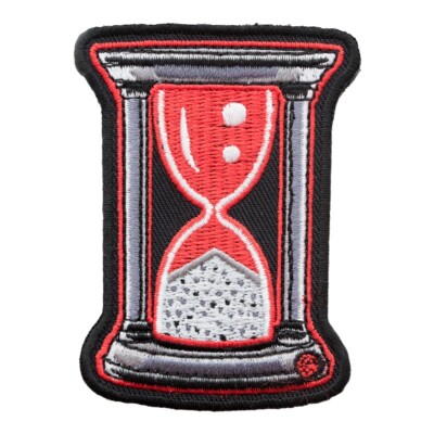 Sand Through The Tombstone Hourglass Patch, Death Patches | eBay