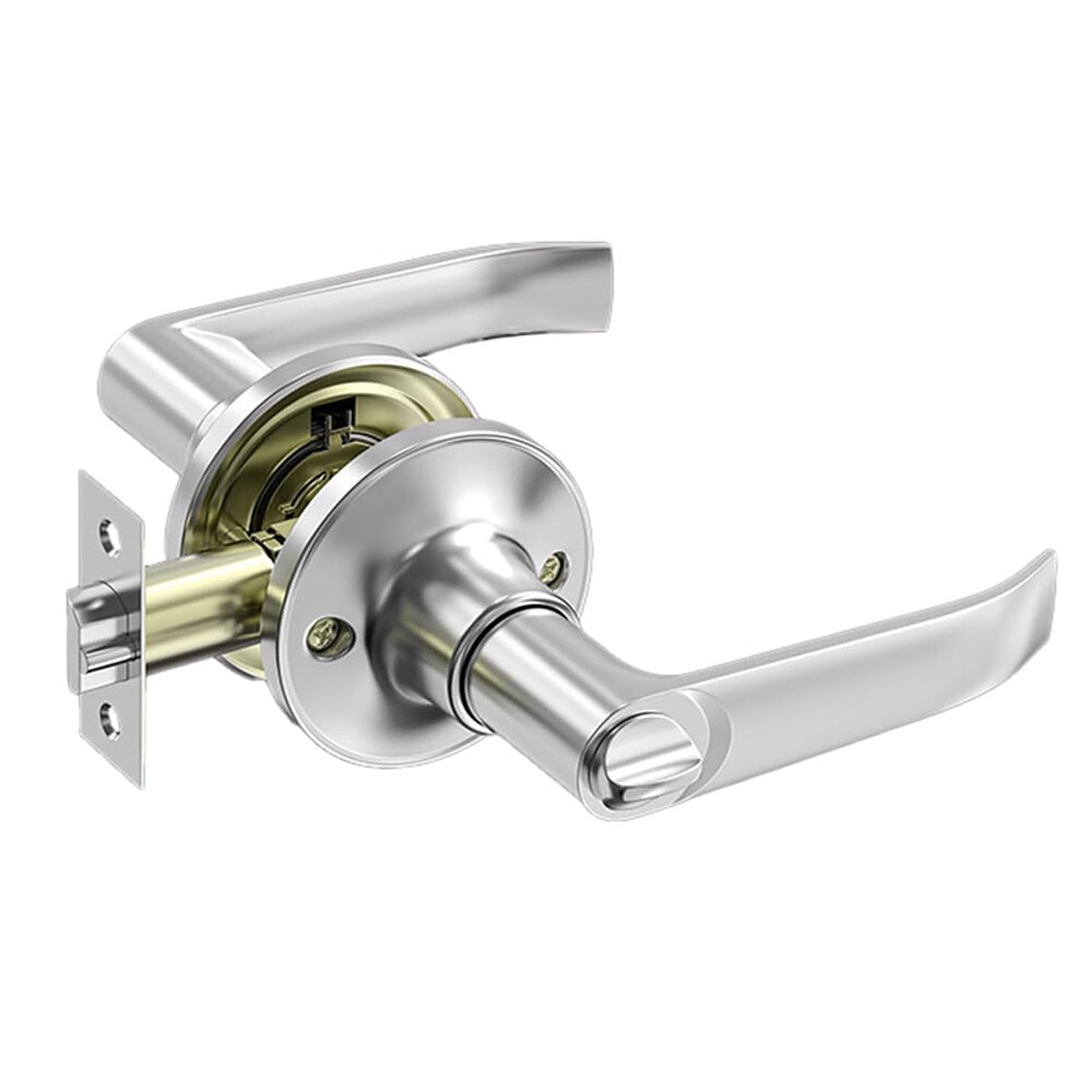 Lever Keyed Entry Door Lock Handle Entrance Passage Closet Lock Set ...