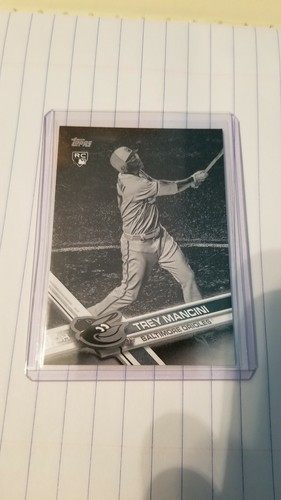 2017 Topps Trey Mancini Black And White Negative | eBay