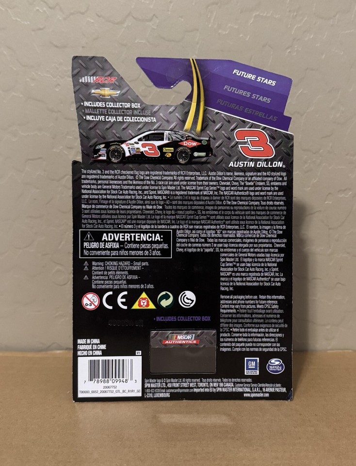 2014 Austin Dillon Rookie Dow 1:64 scale car NASCAR Authentics | eBay