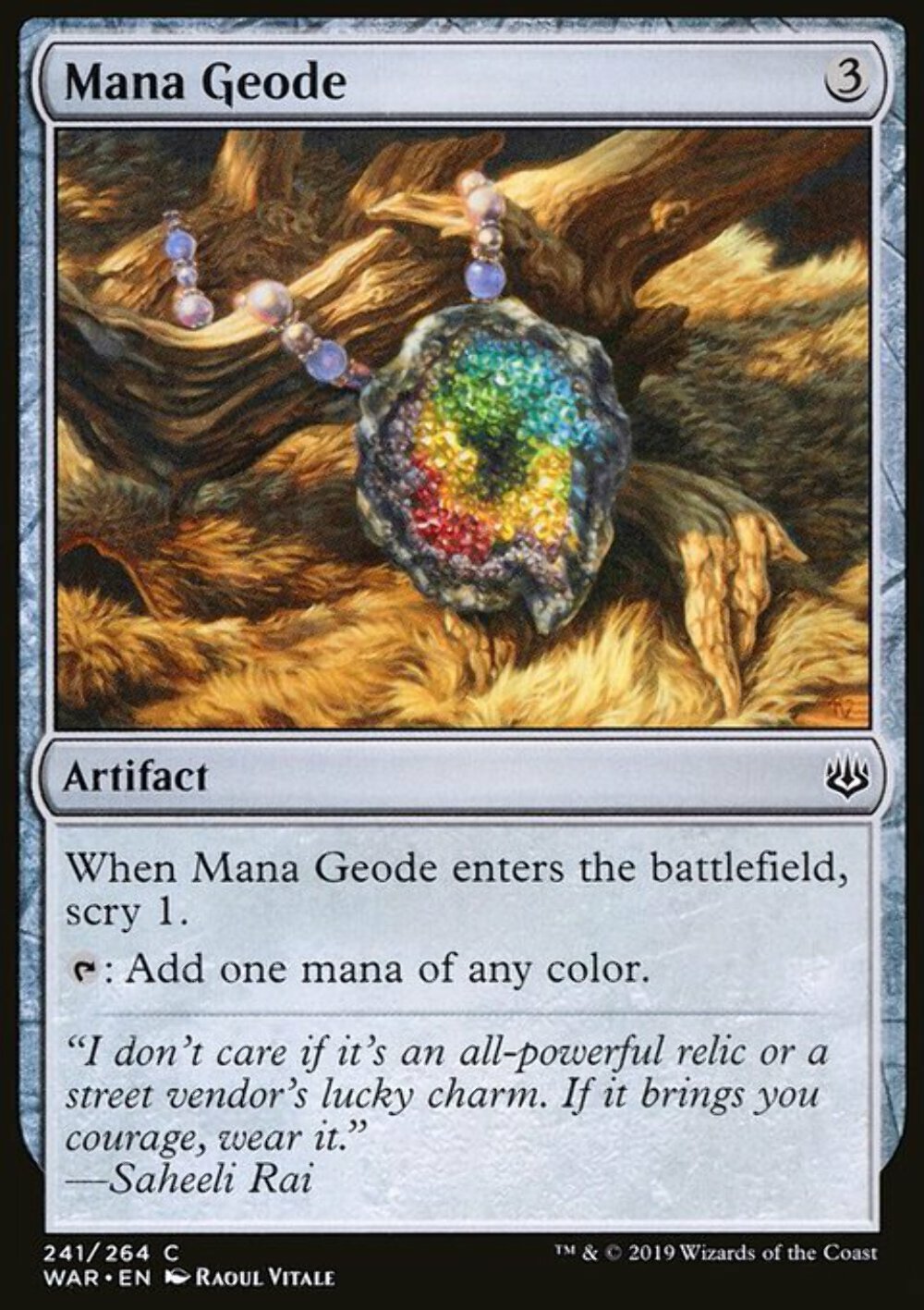MTG: Mana Geode - War of the Spark - Magic Card | eBay